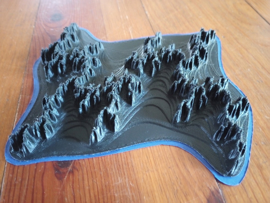 3D Julia Set Fractal, Experiment #2 - Etsy