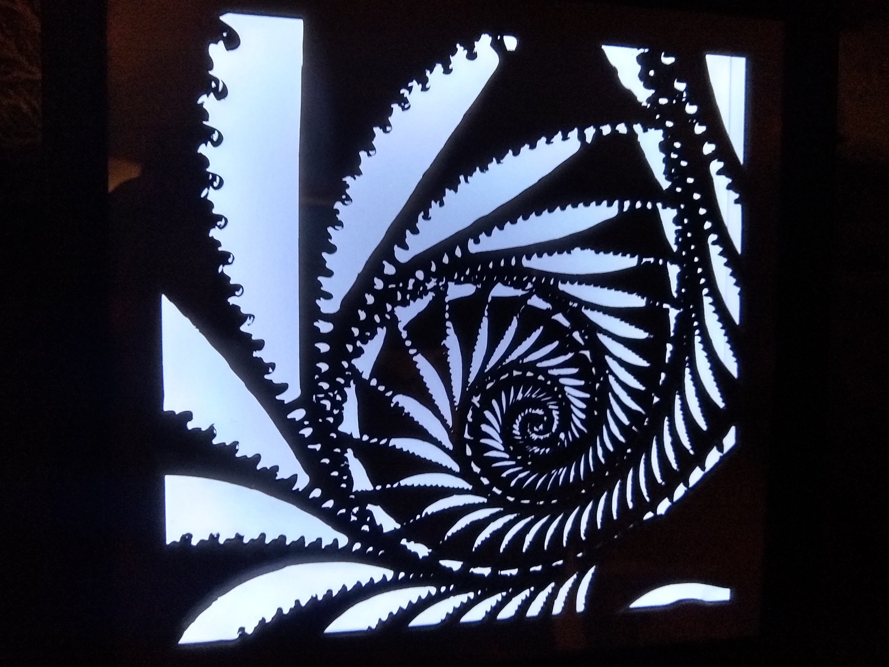 Mandelbrot Zoom Laser-cut Light Box - Etsy