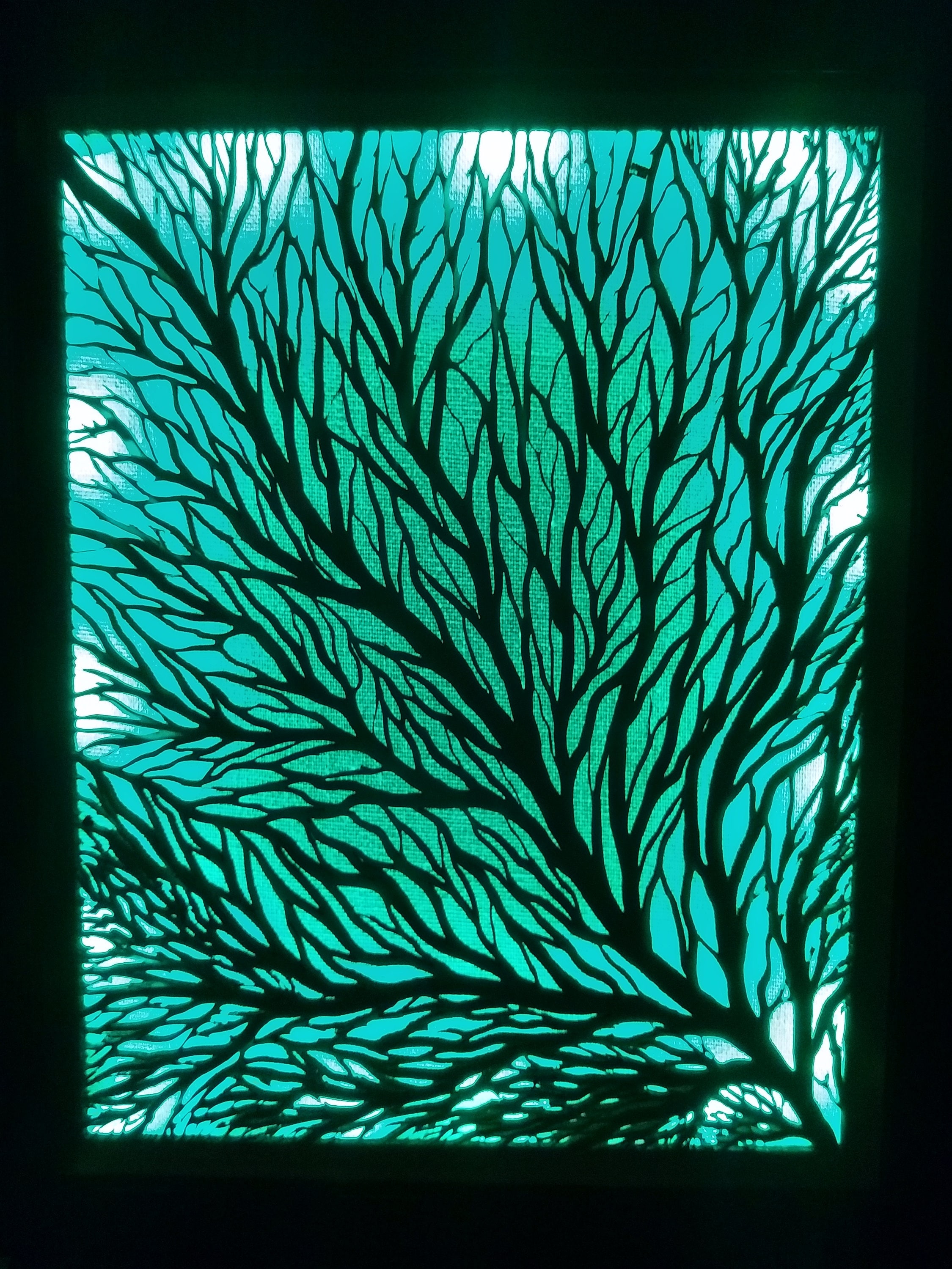 Delicate Lightning Laser-cut Light Box - Etsy