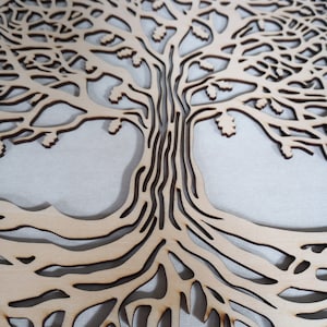 Autumn Tree Laser-cut Silhouette - Etsy