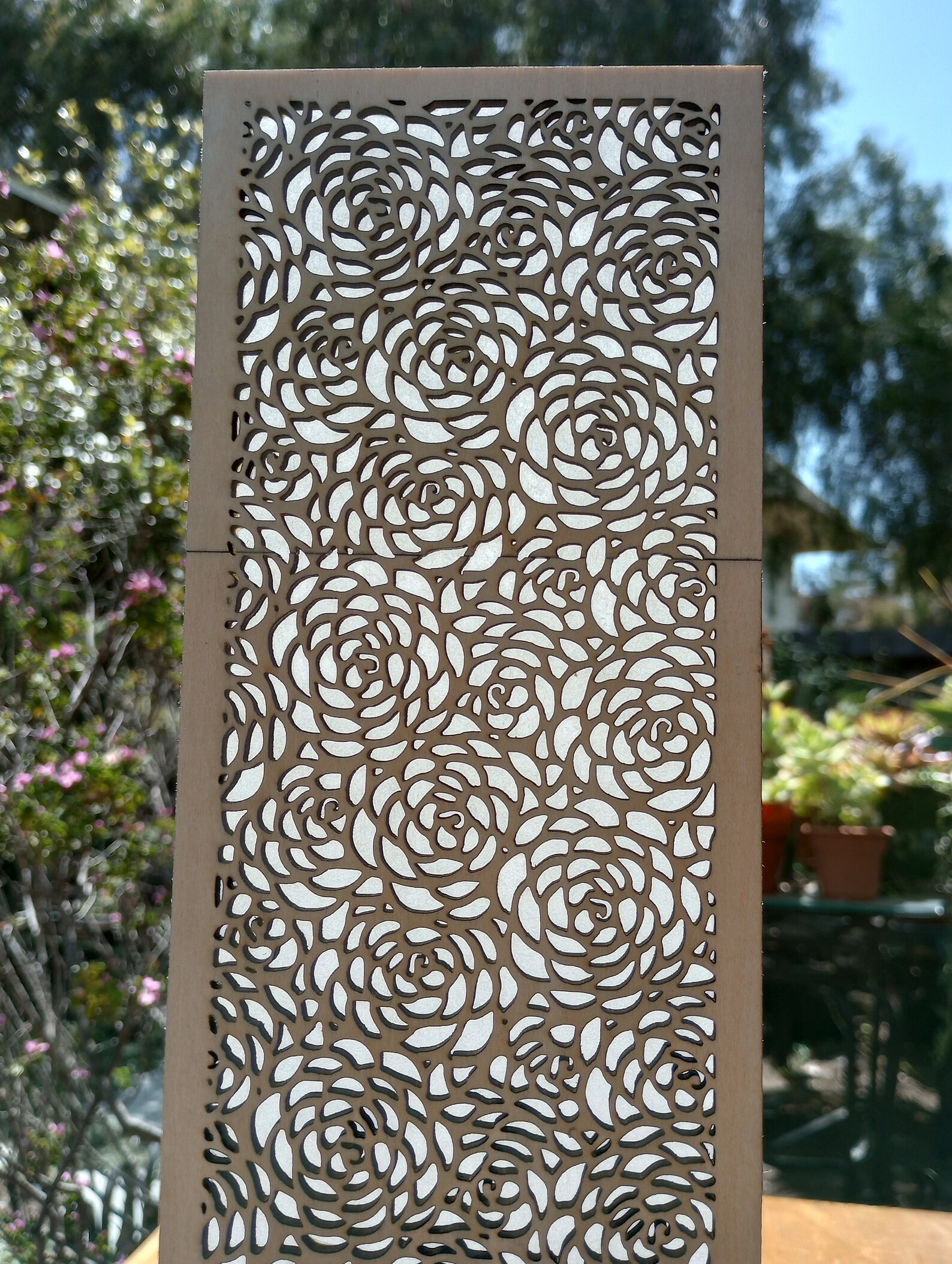 Rose Flowers Laser-cut Silhouette - Etsy