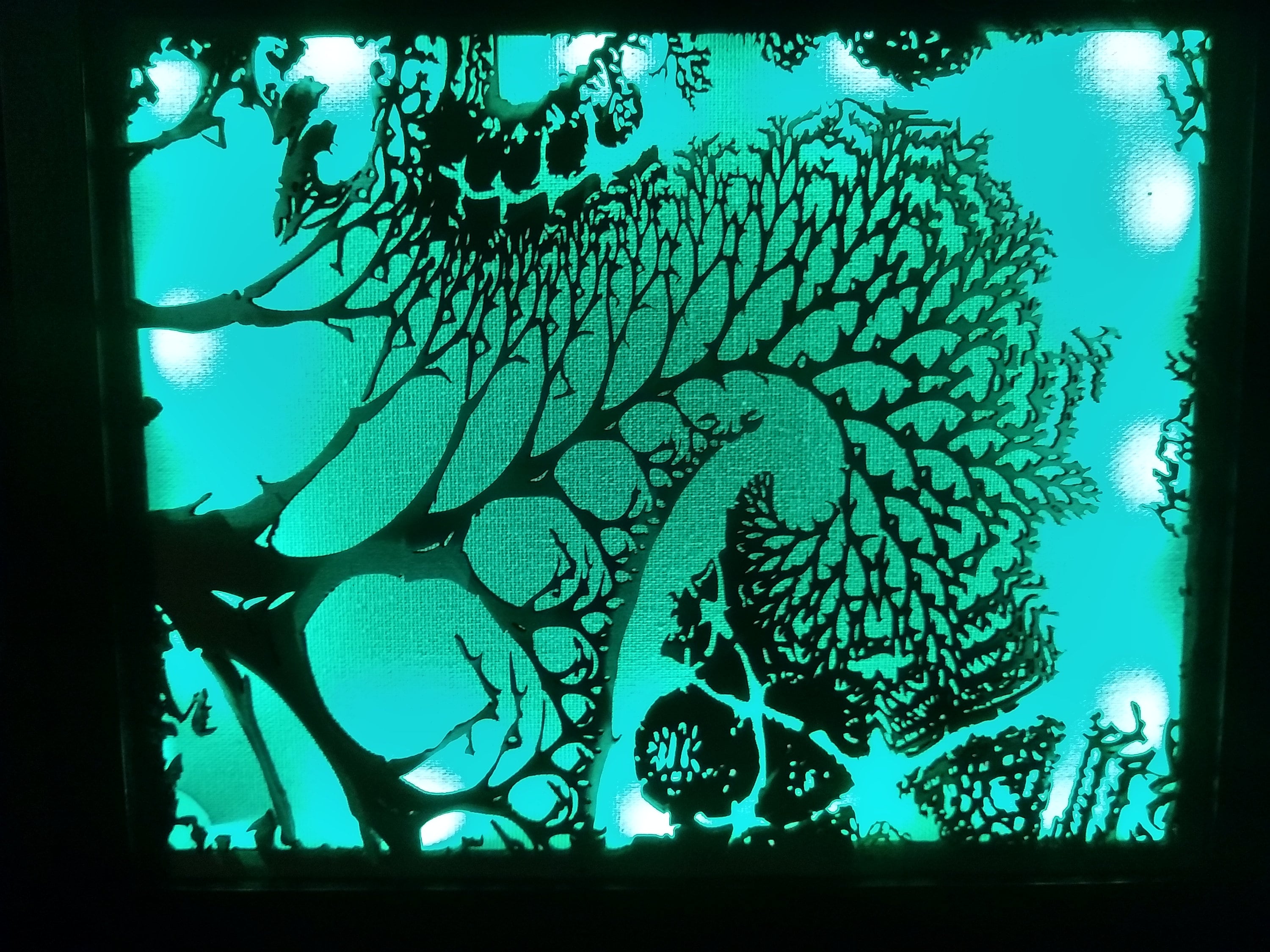 Mandelbrot Zoom Laser-cut Light Box - Etsy