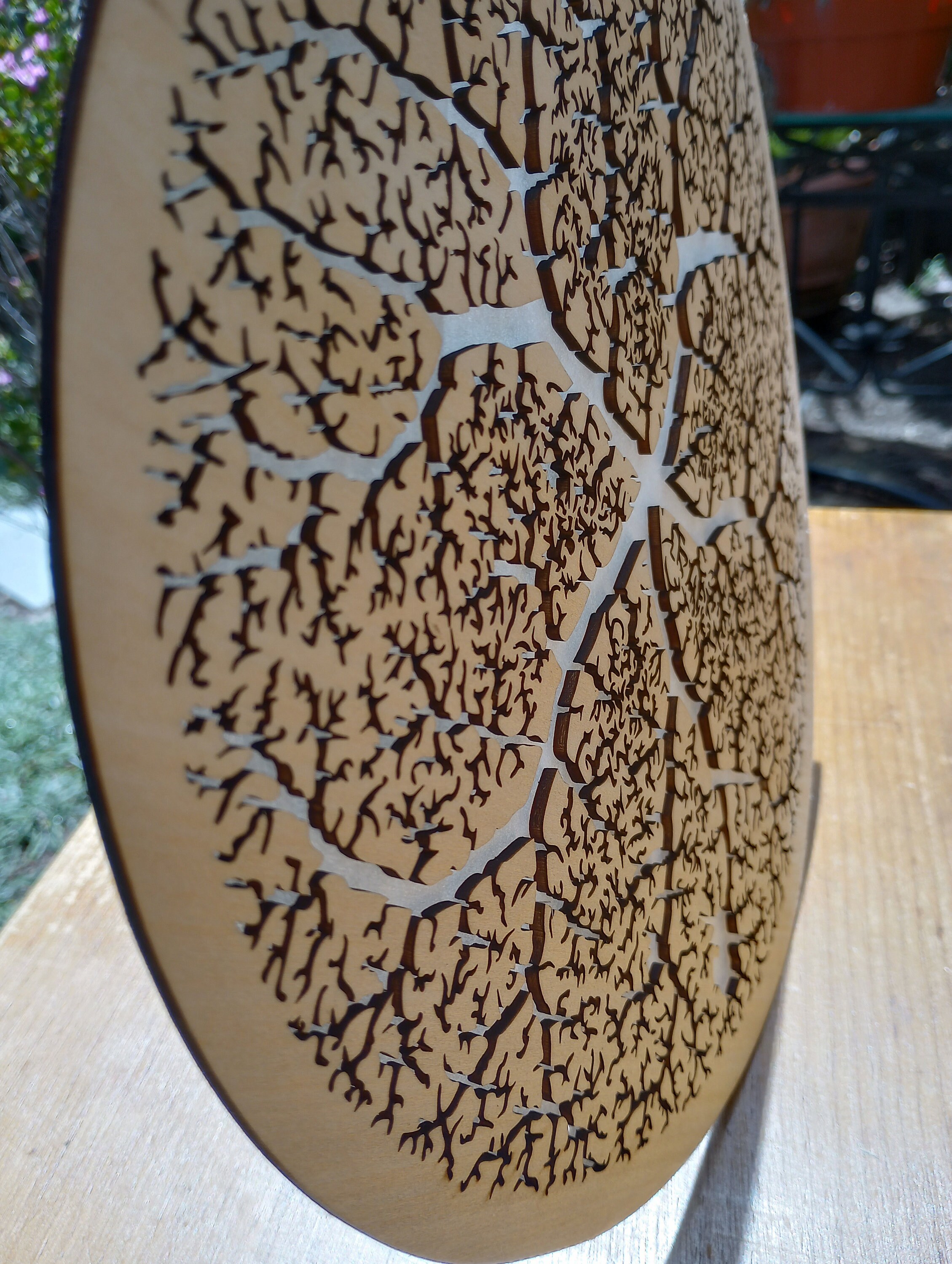 Radial Lightning Laser-cut Silhouette - Etsy