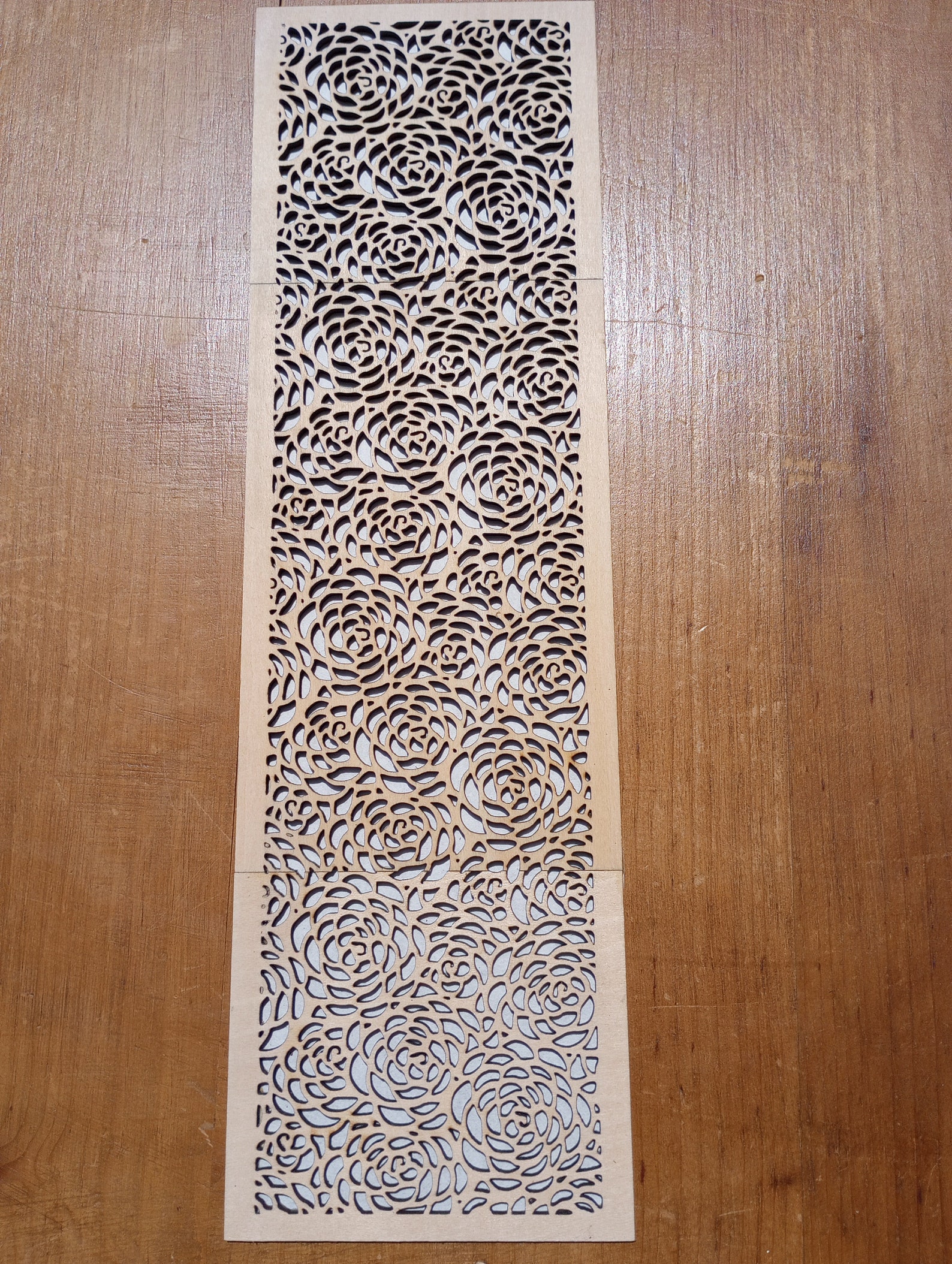 Roses Laser-cut Panel - DIGITAL Files - Etsy