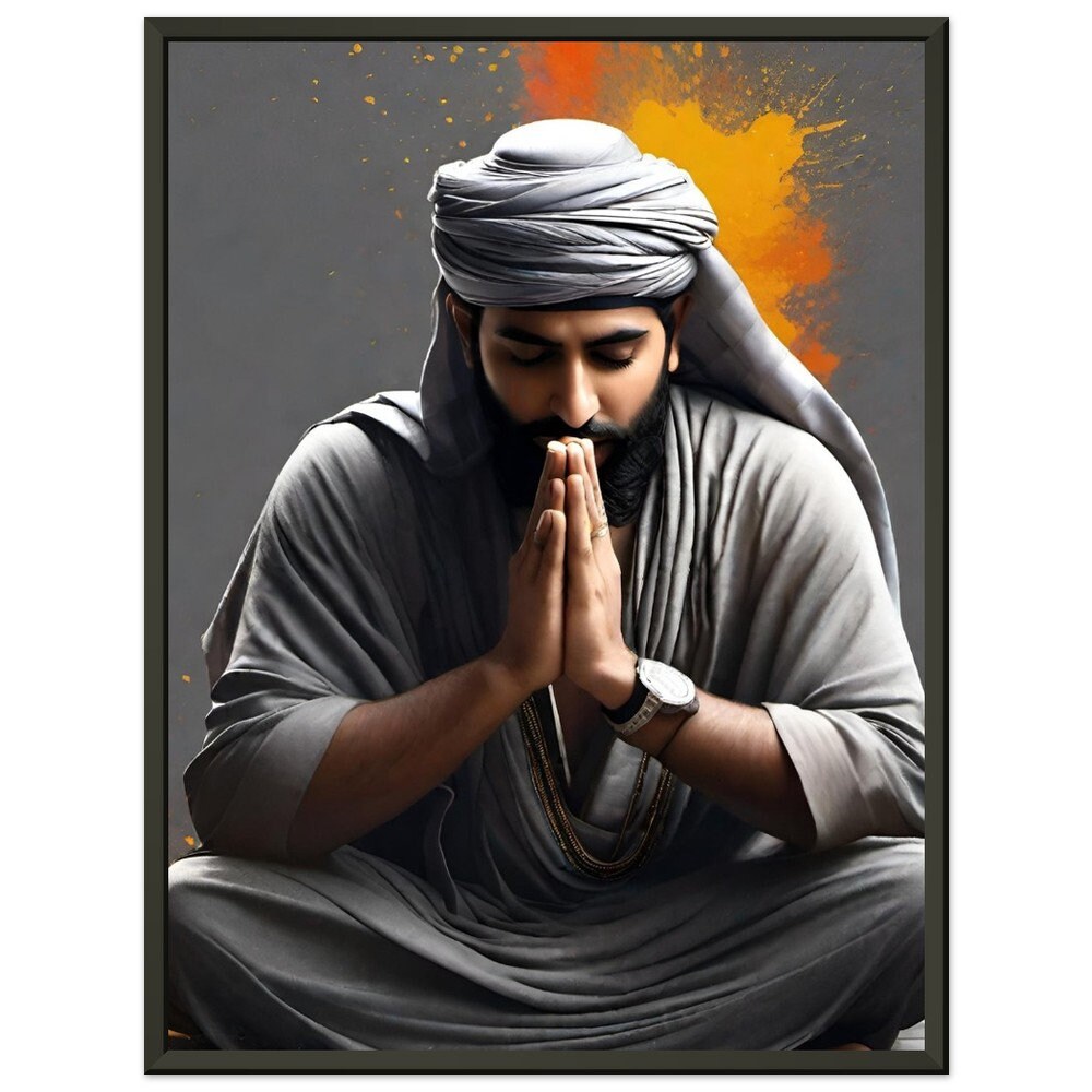 RELIGIOUS ARTWORK, Spirituality Poster Framed, Meditation Artwork ...