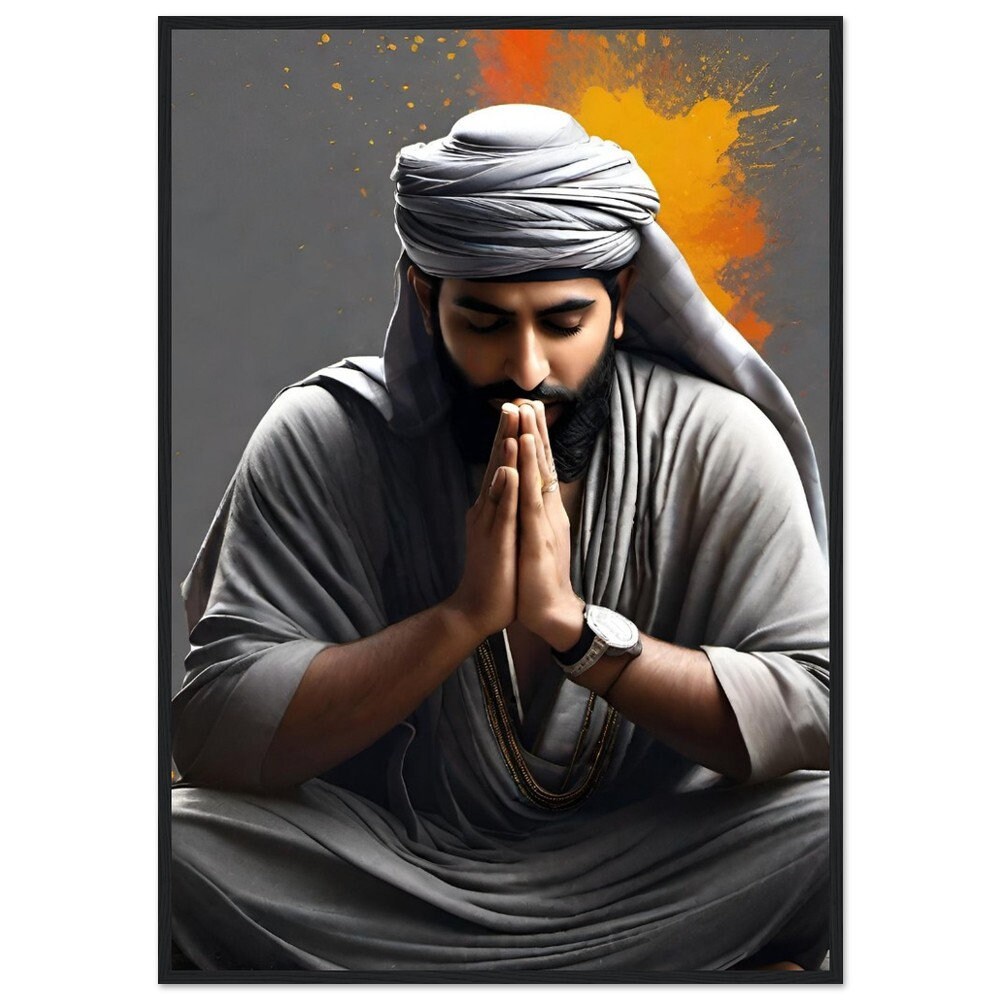 RELIGIOUS ARTWORK, Spirituality Poster Framed, Meditation Artwork ...