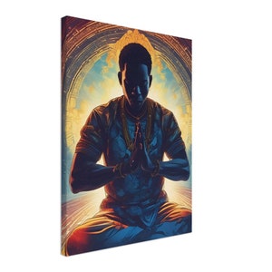 Black Man Praying Wall Art for Home or Office - Etsy