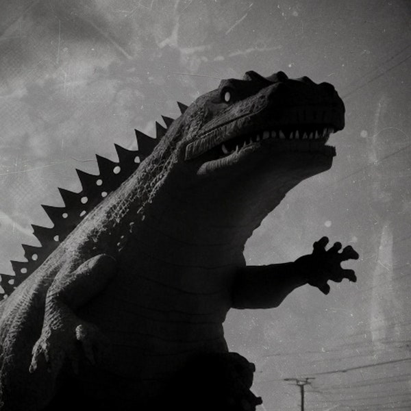 Godzilla Train Art - Etsy