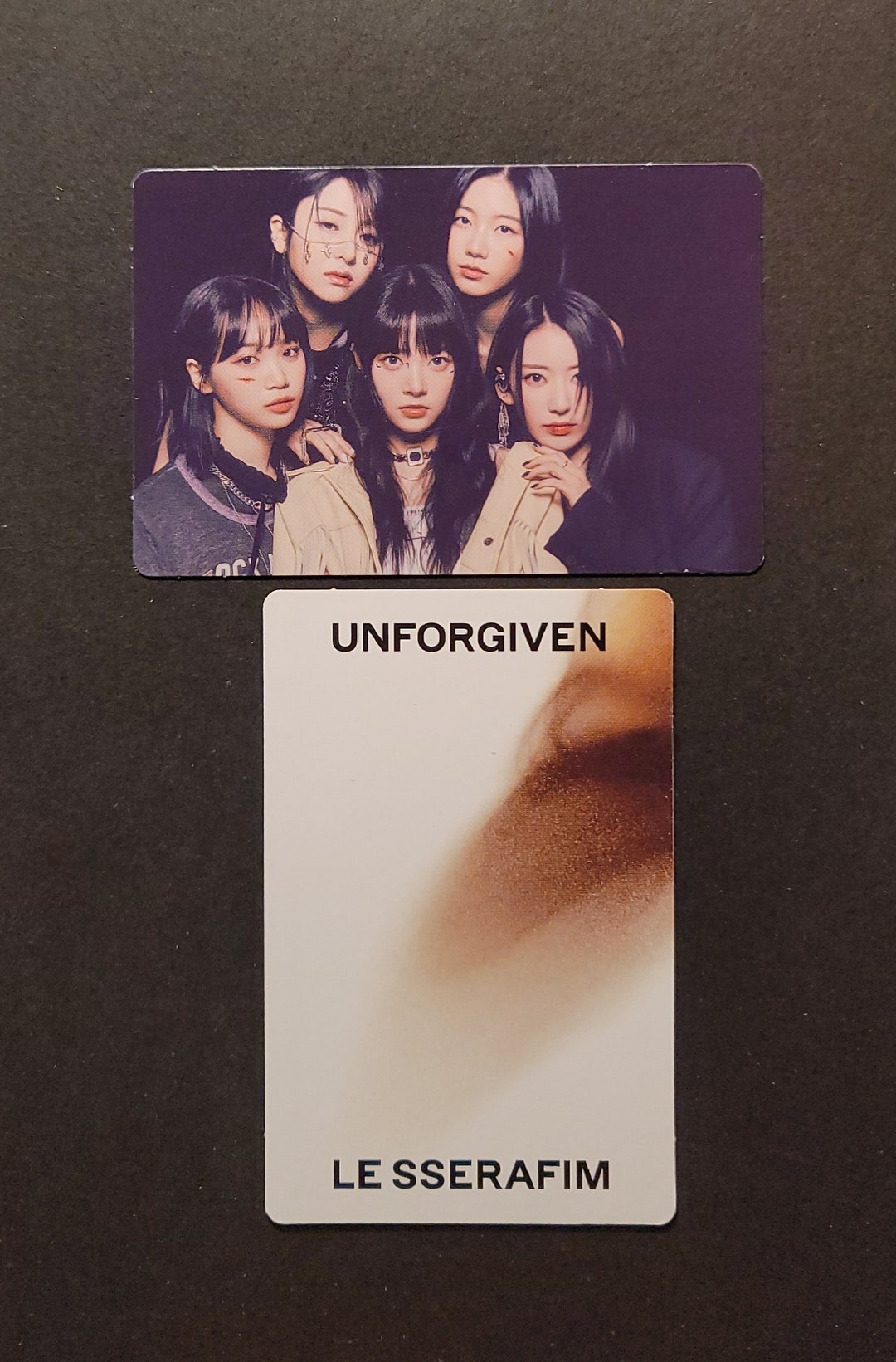 LE SSERAFIM Official Unforgiven Album Photocards - Etsy