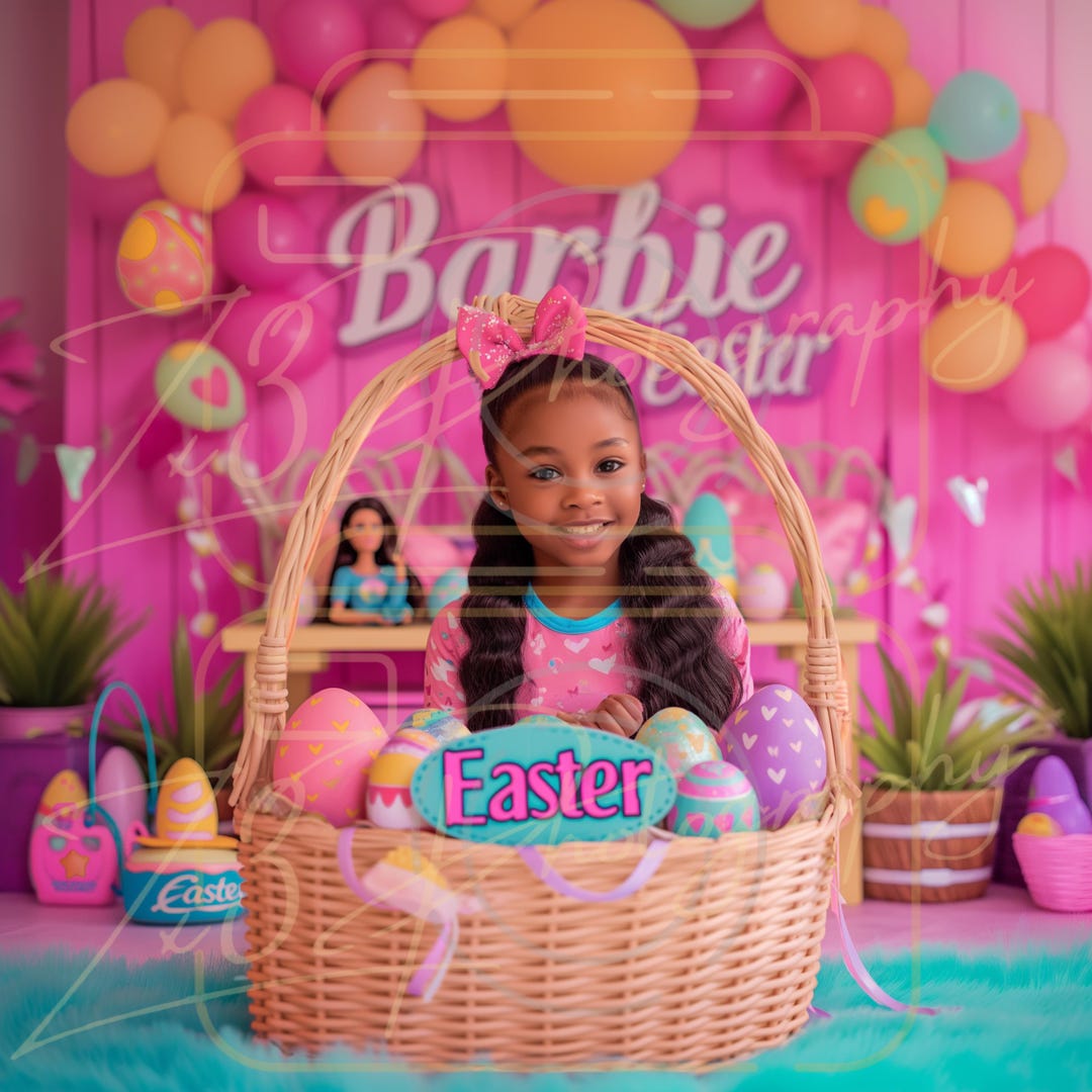 2 Pink Easter DIGITAL Backgrounds - Etsy