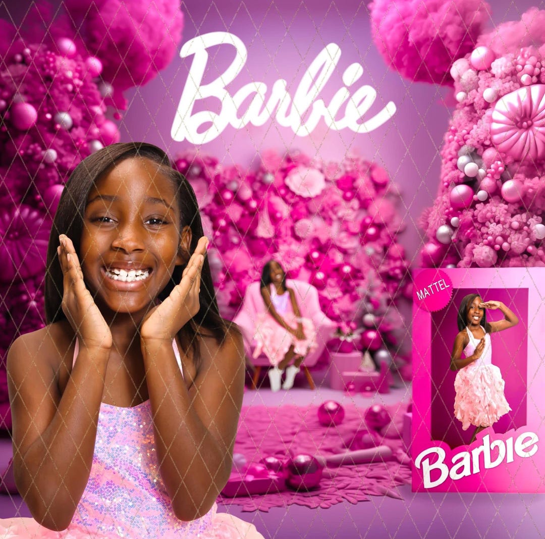 2 Christmas Barbi Digital Backgrounds DIGITAL DOWNLOADS ONLY - Etsy