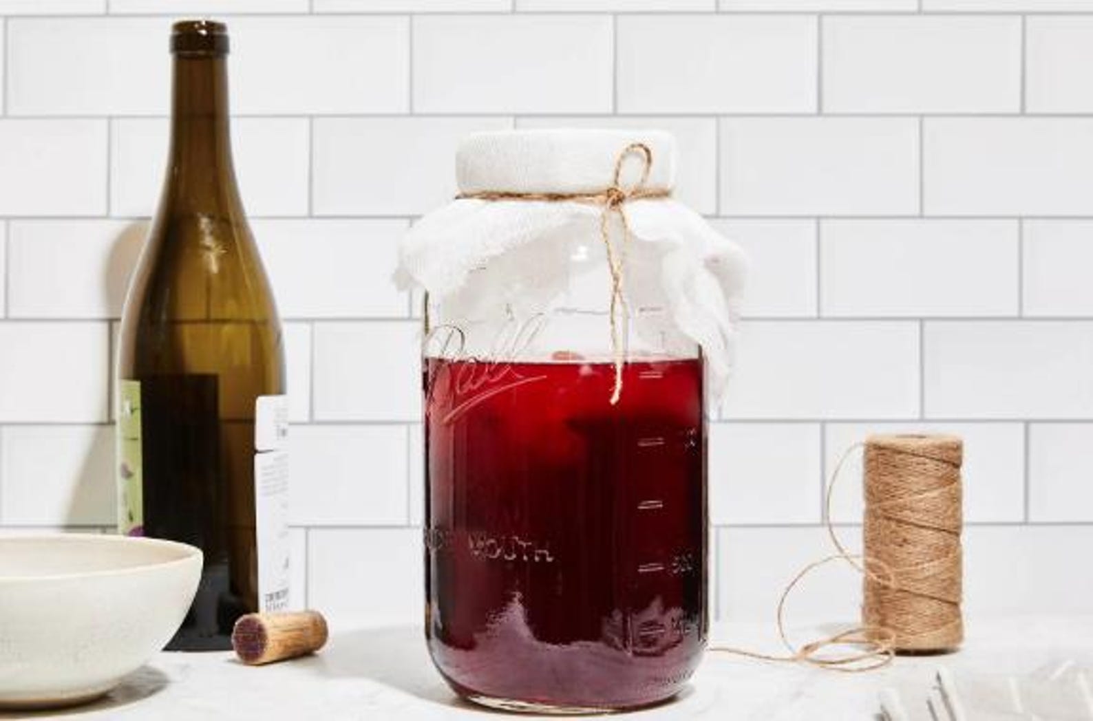 Organic Red Wine Vinegar Mother Culture With Starter Liquid – 3 Oz ...