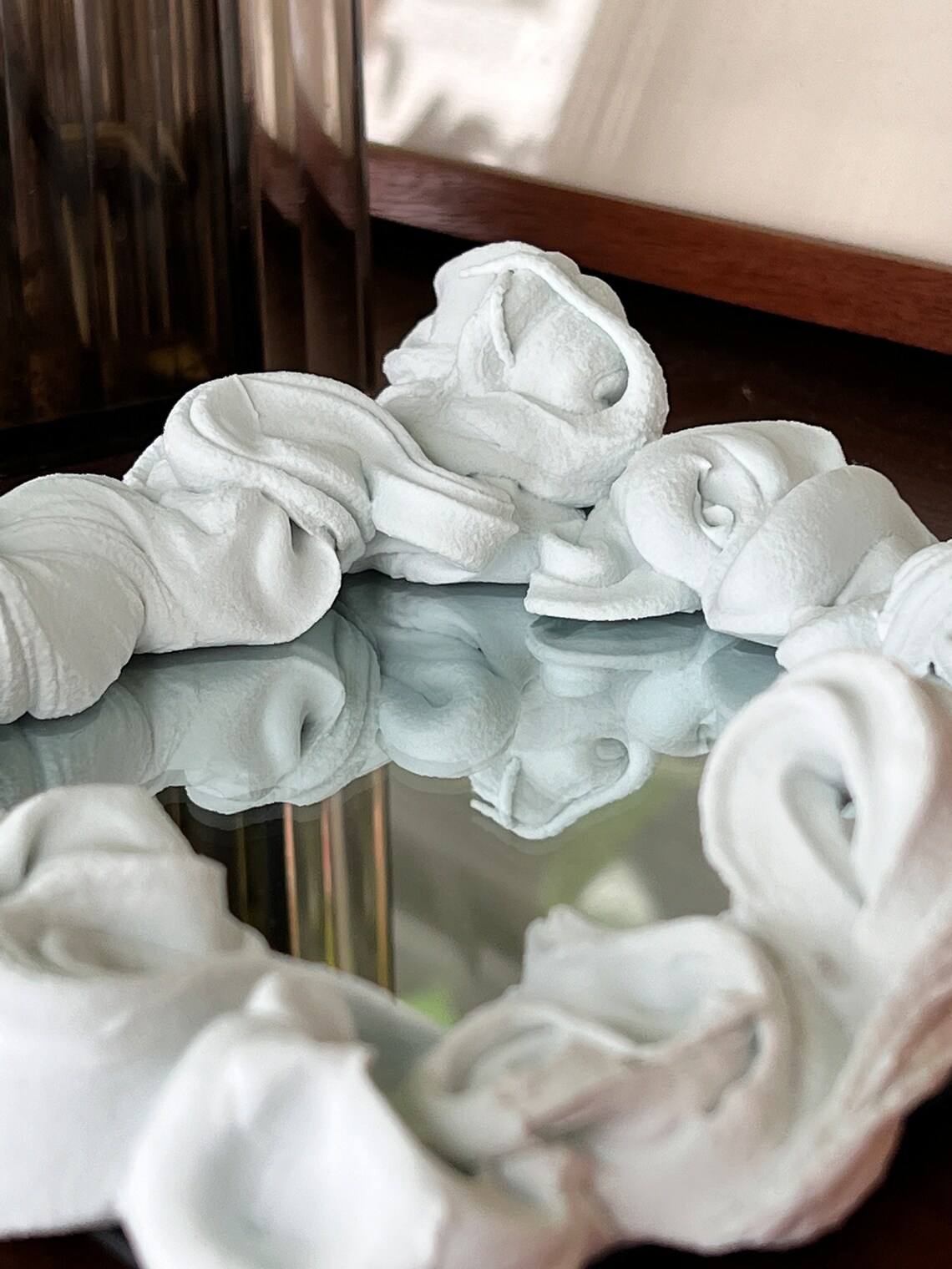 Artisan-crafted Organic Mirror - Customizable and Handmade Home Decor ...