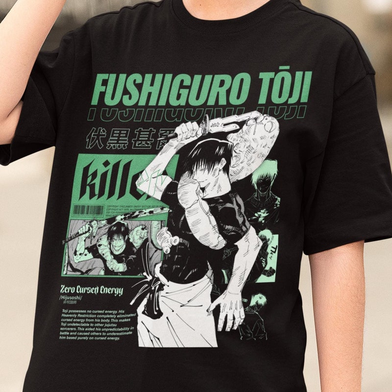 Jujutsu kaisen fushiguro toji shirt - Etsy España