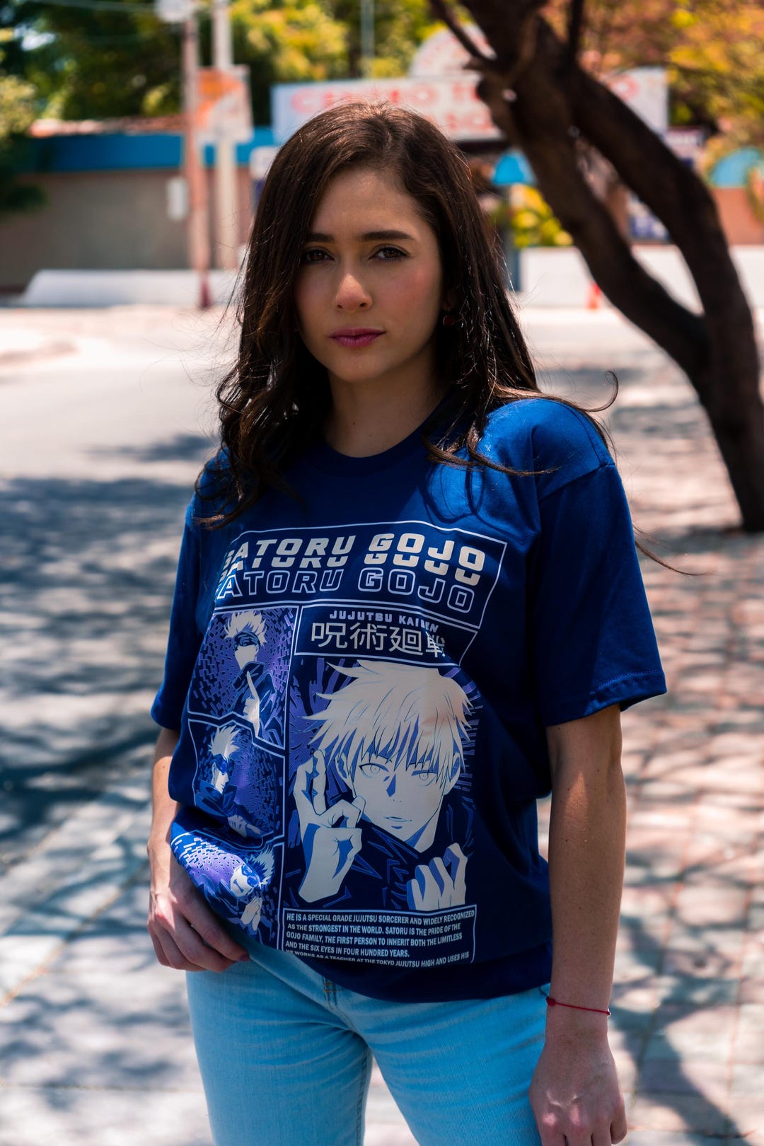 Satoru Gojo Jujutsu Kaisen Shirt JJK Anime Graphic Tee Gojo Infinity ...