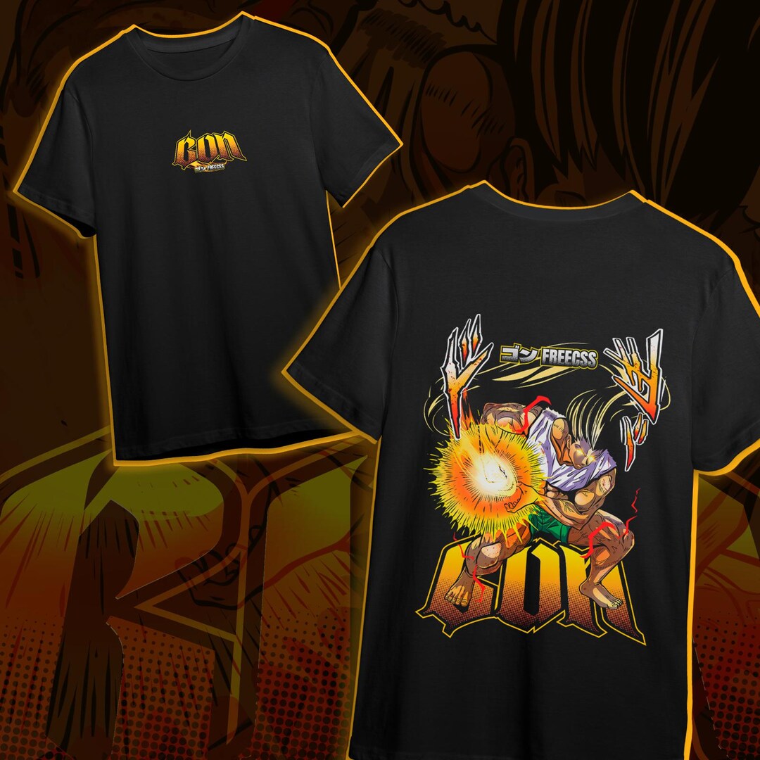 Hunter X Hunter Gon Freecss T-shirt Unique Anime Design - Etsy