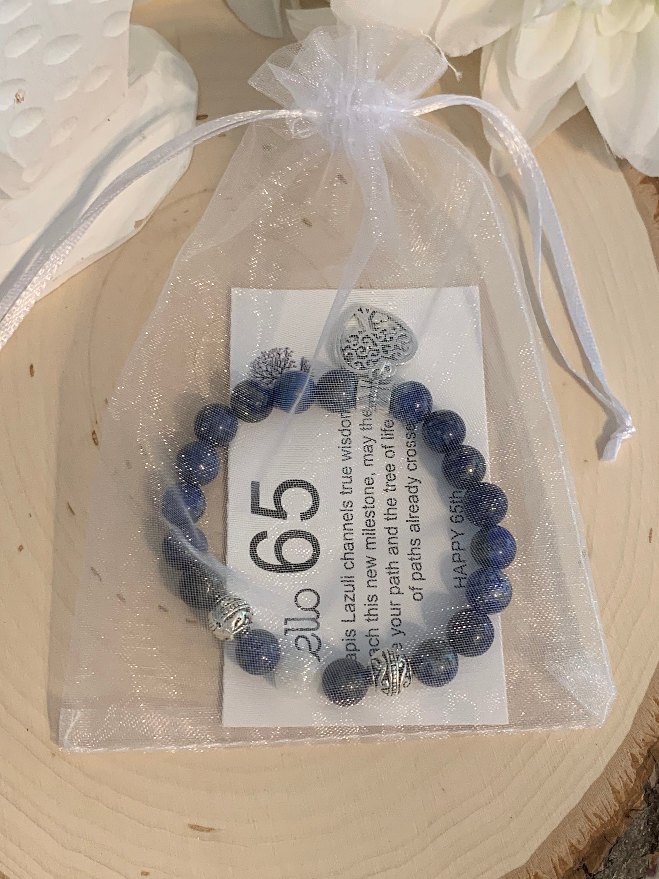 65th Birthday Gift | Hello 65 | Milestone 65th | Packaged Bracelet ...