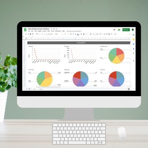 Rainbow Basic Reading Tracker Spreadsheet in Google Sheets - Etsy