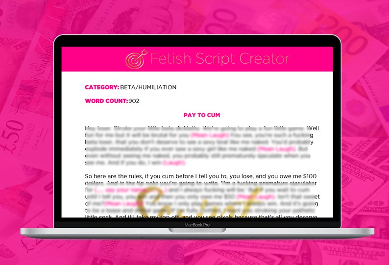 Femdom Script SISSIFICATION CROSSDRESSING Sissy Slt Sissy Script PSO ...