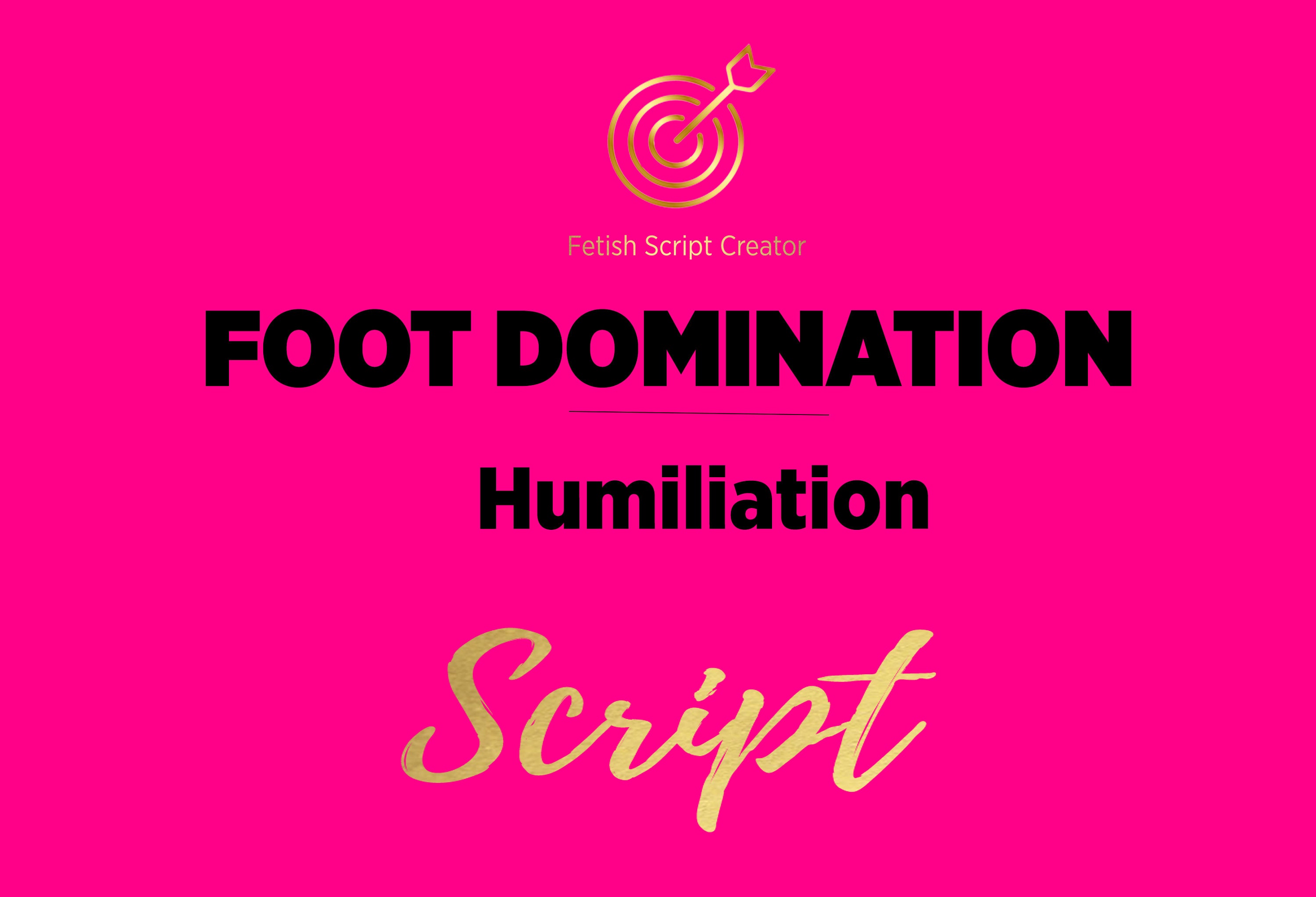Foot Domination Femdom Script F4m Femdom Scripts Adult Etsy