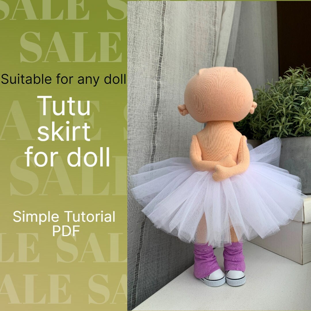 A Simple Tutu Skirt Tutorial for Any Doll, a Tutorial With Step by Step ...