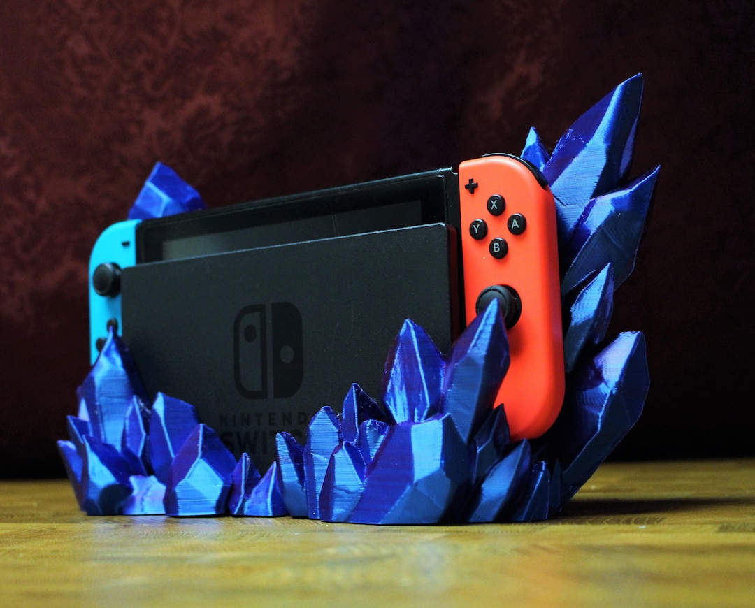 Nintendo Switch Crystal Dock Cradle Gamer Decor Metallic - Etsy