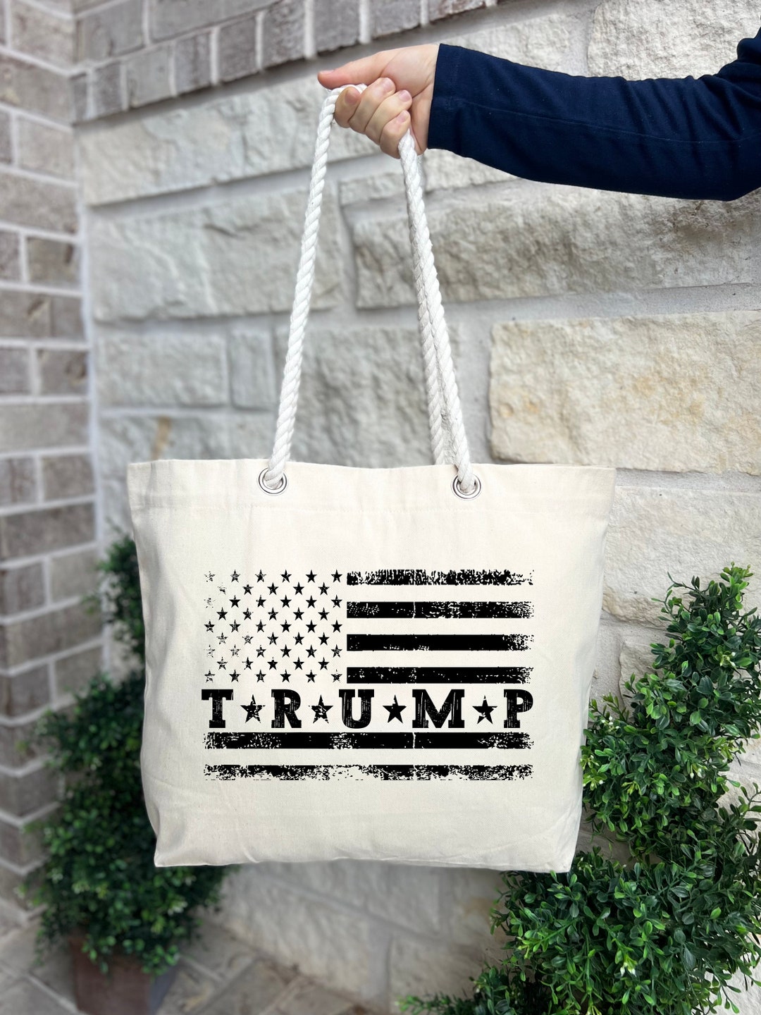 Trump Rope Bag, American Flag Rope Bag, Best President Bag, Trump 2024 ...