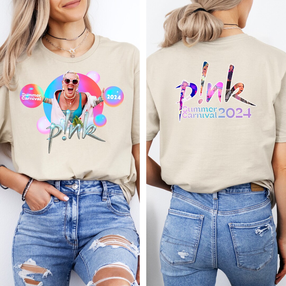 Pnk Summer 2024 Tour T-shirt, Pink Fan Lovers T-shirt, Music Tour 2024 ...