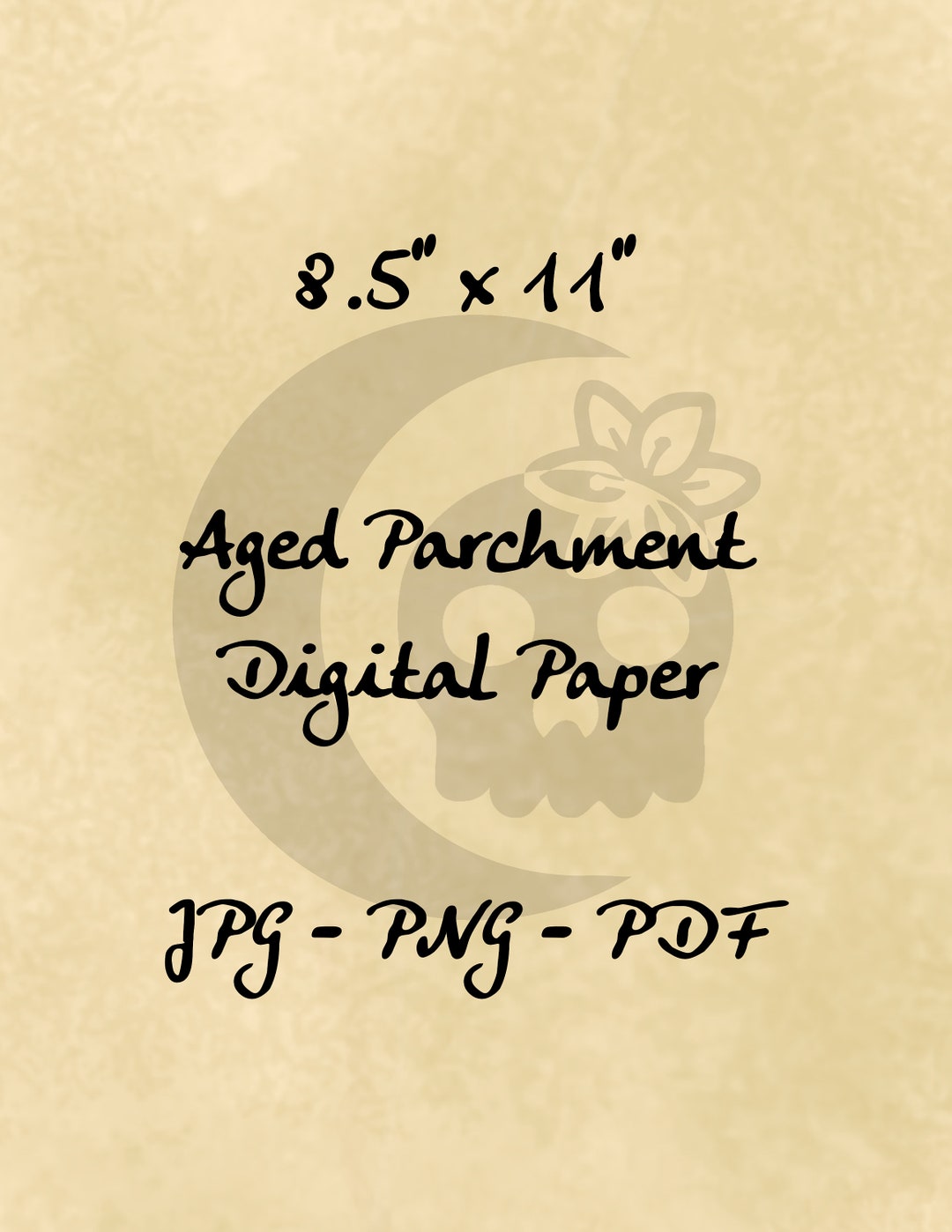 Aged Parchment Digital Paper - Etsy