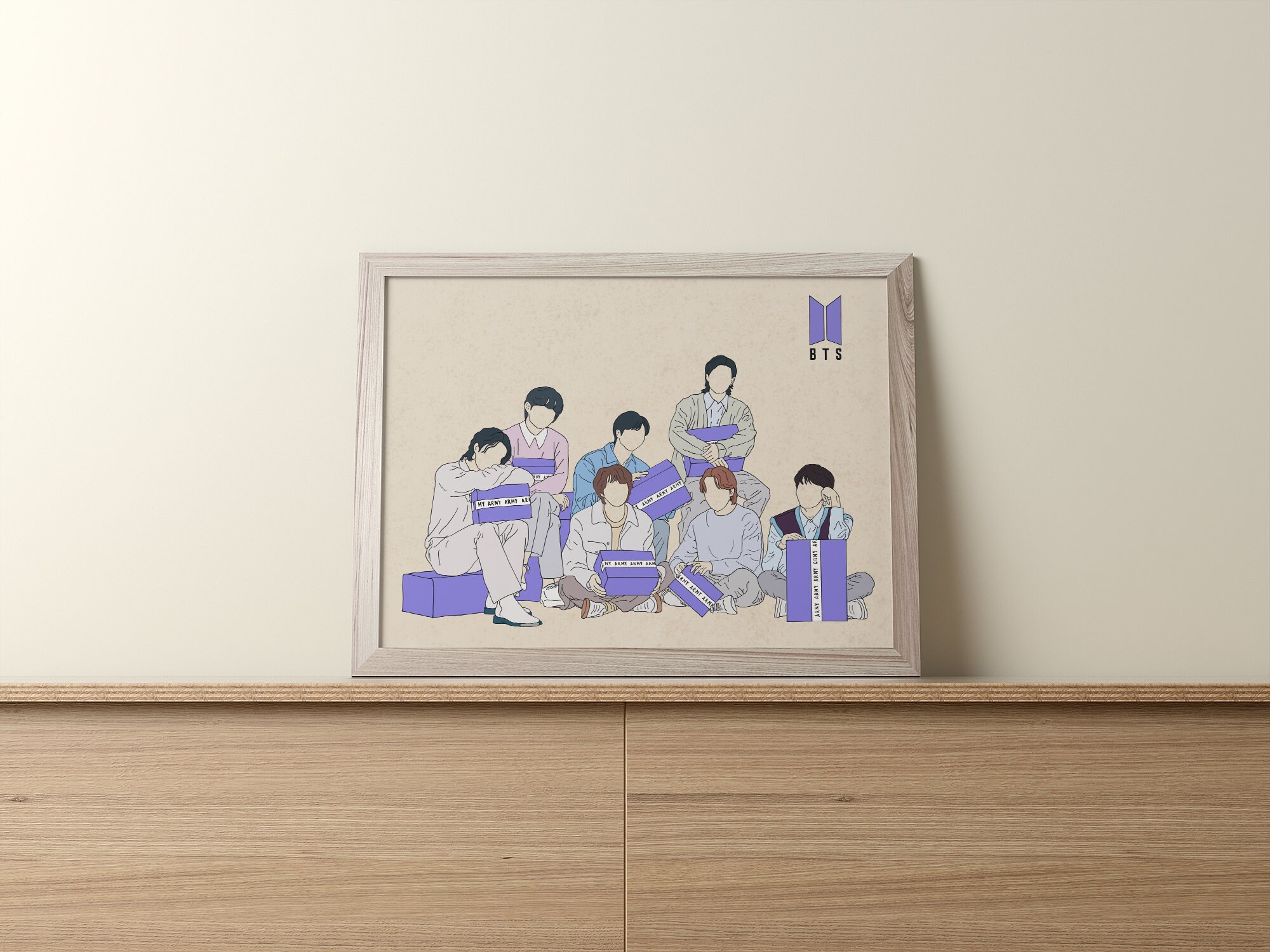 BTS, Bts Digital Download, Bts Poster, BTS Wall Art, Bts Minimal, Bts ...