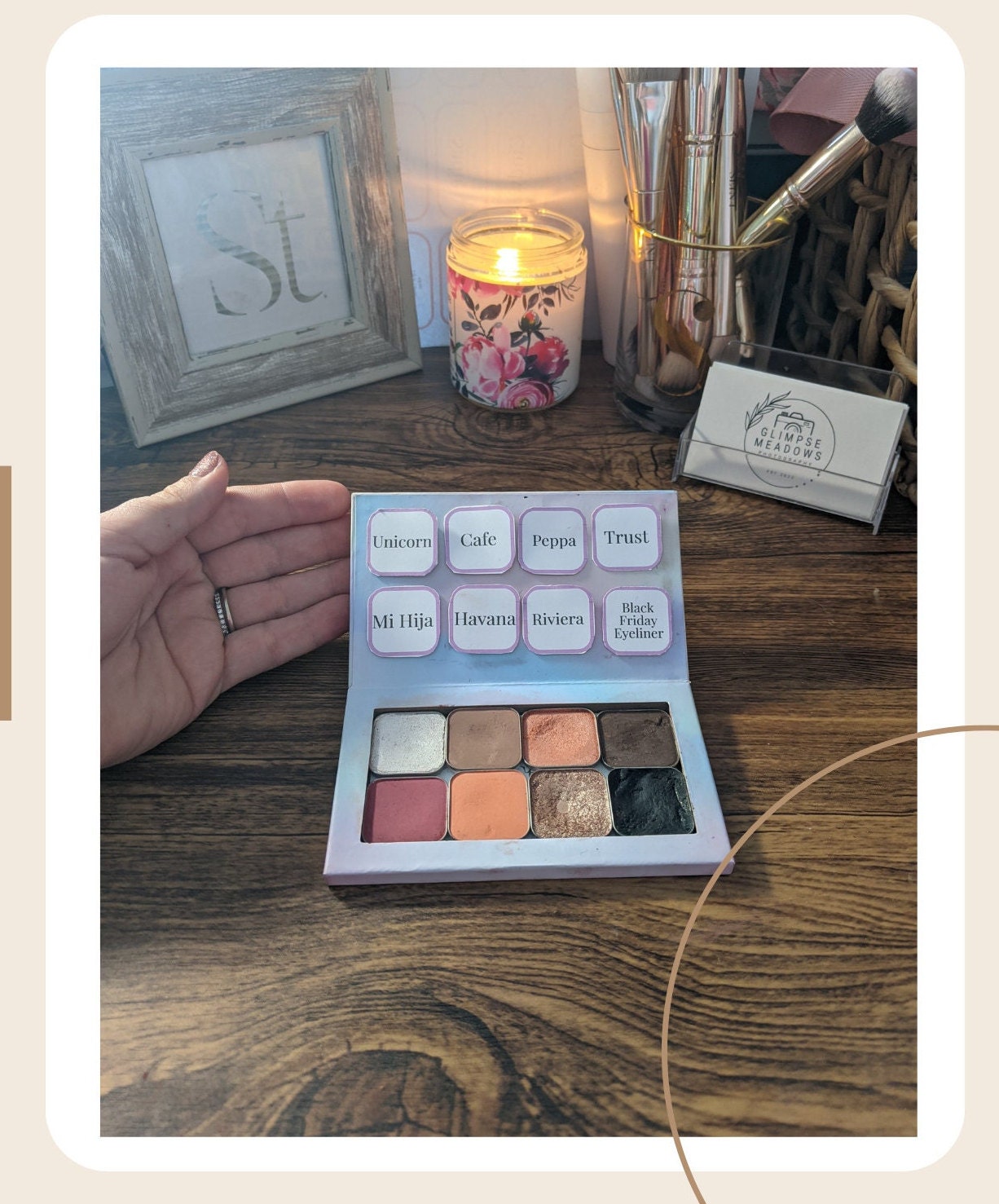 Labels for Seint Beauty Pallet - Eye Shadows and IIID Foundation ...