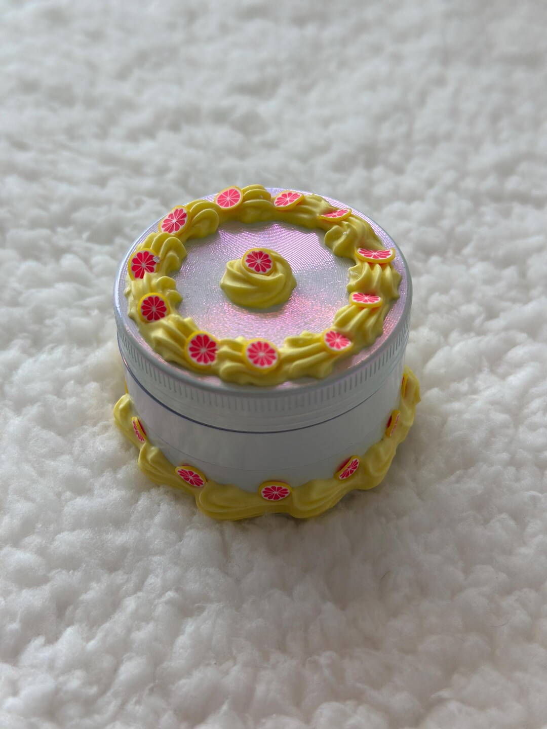 Faux-icing Cake Herb Grinder | Cute Decorative Grinder | Handcrafted ...