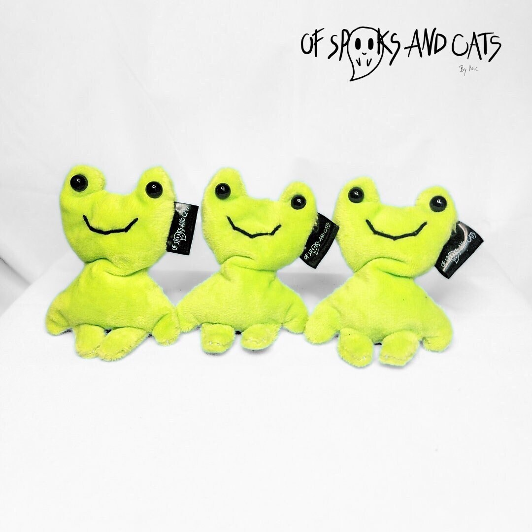 Froschi Concern Friend Stress Animal Frog Pocket Cuddly Toy Lucky Charm ...