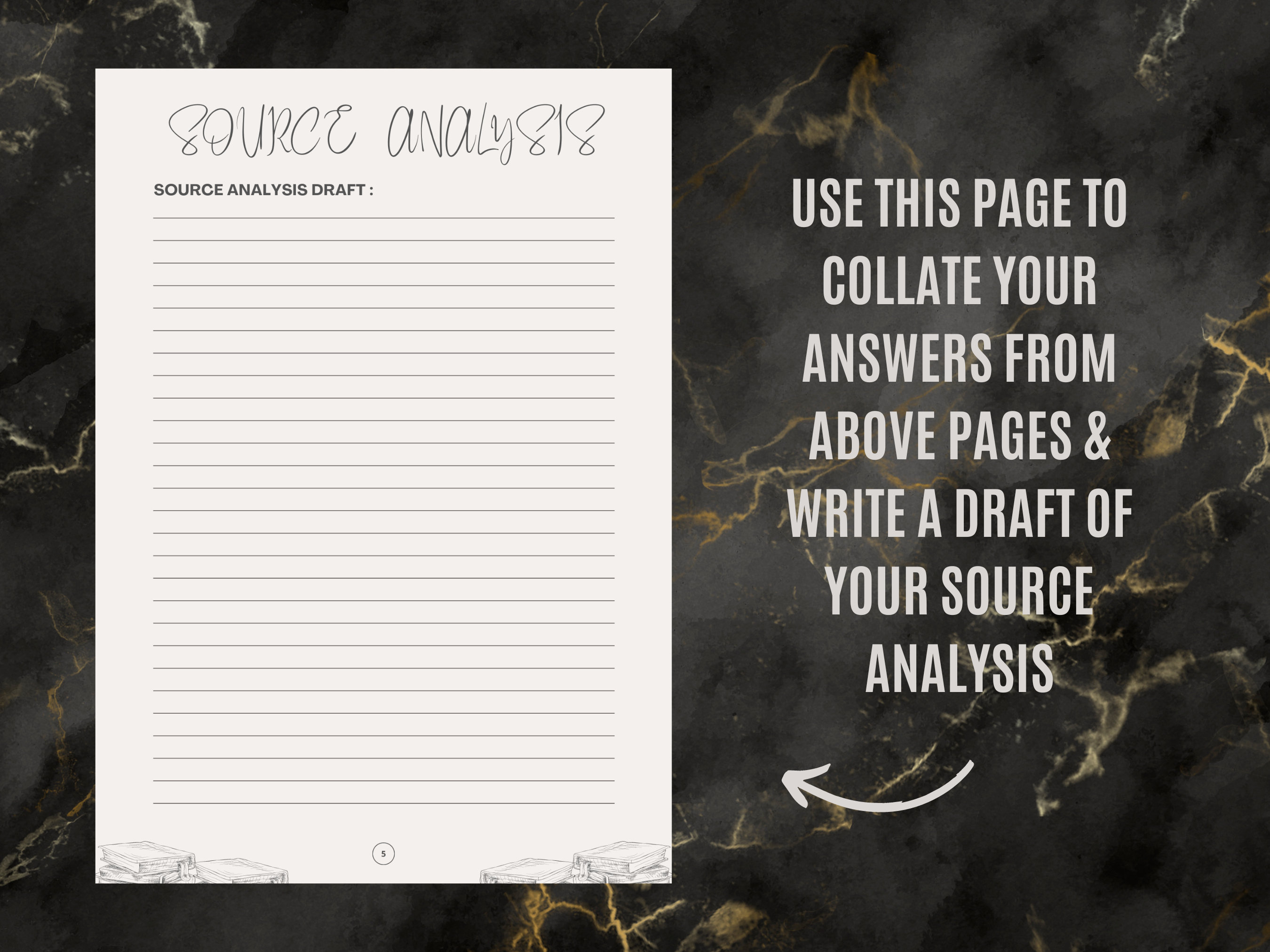 Source Analysis Worksheet & Planner Booklet History Analysis for ...