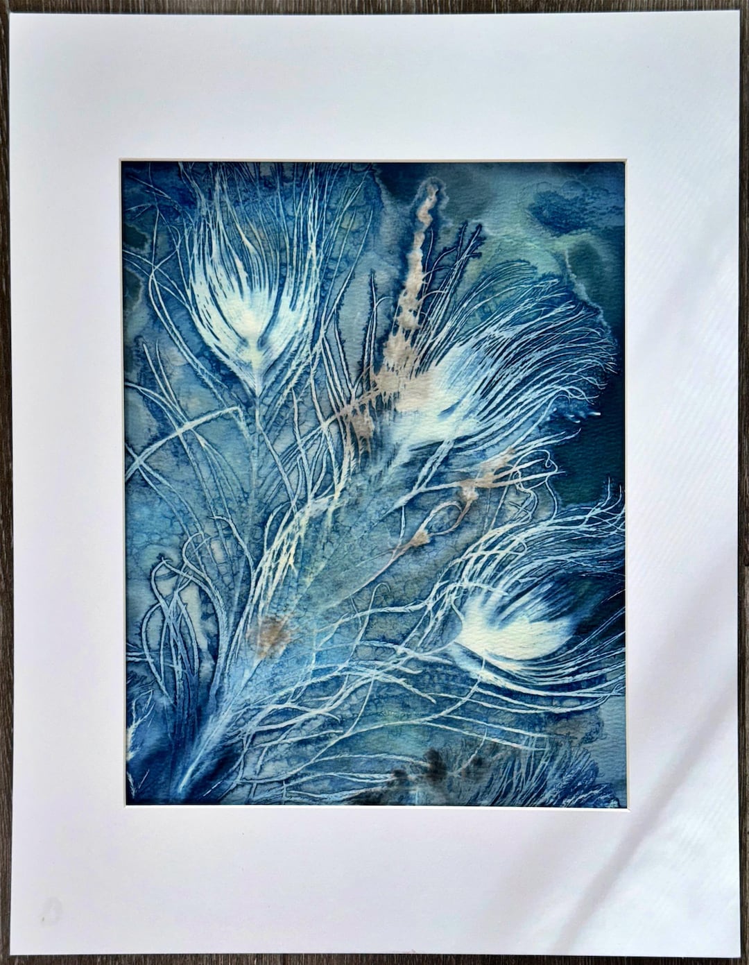 Wet Cyanotype Botanical Print - Etsy