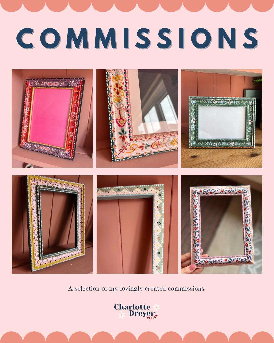Custom Picture Frame | Personalised Bespoke Design | Preloved Upcycled ...