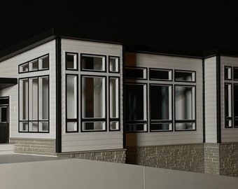 Personalized House Models two Colors architectural Model House Replica ...