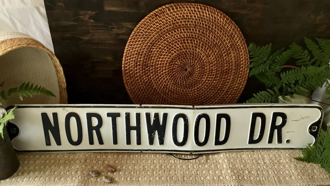 Vintage Metal Street Sign - Etsy