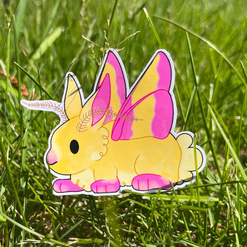 Mixed-up Moths Sticker Set || Water-resistant Animal Stickers for ...