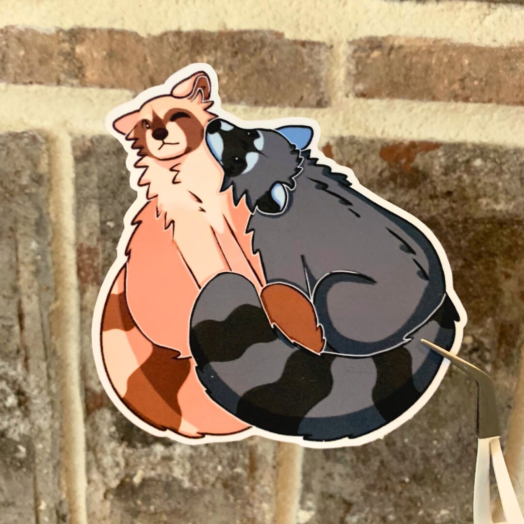 Animal Couples V.1 Water-resistant/waterproof 3in. Vinyl Sticker Set - Etsy