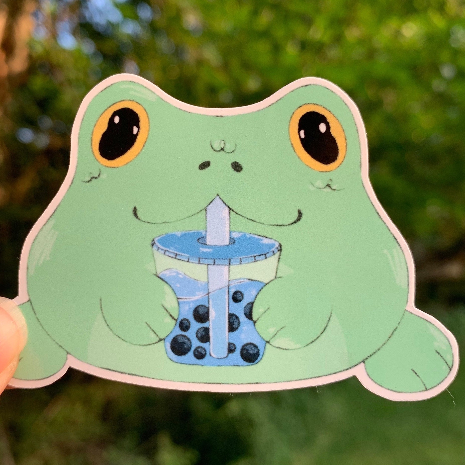 Boba Tea Animals Sticker Set Water-resistant/waterproof - Etsy