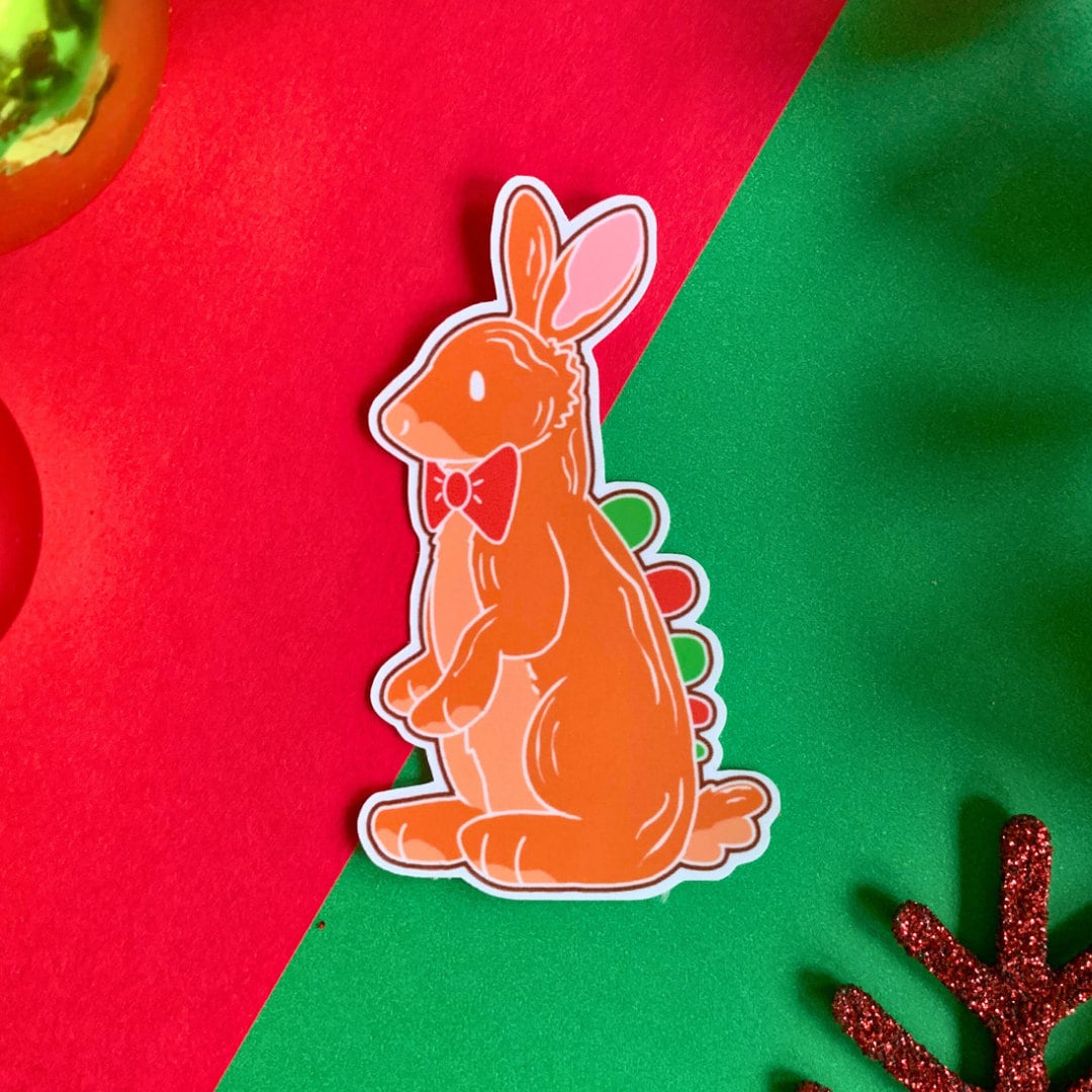 Gingerbread Animals || Water-resistant/waterproof 3in. Vinyl Sticker ...