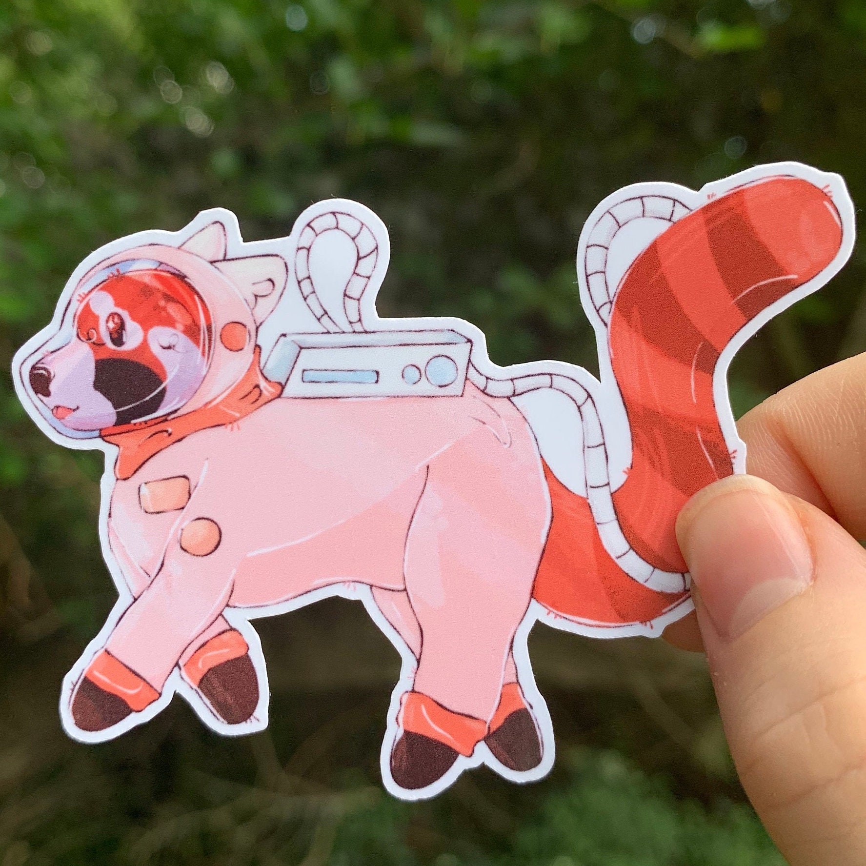 Astro-animals Sticker Set Water-resistant/waterproof 3in. - Etsy