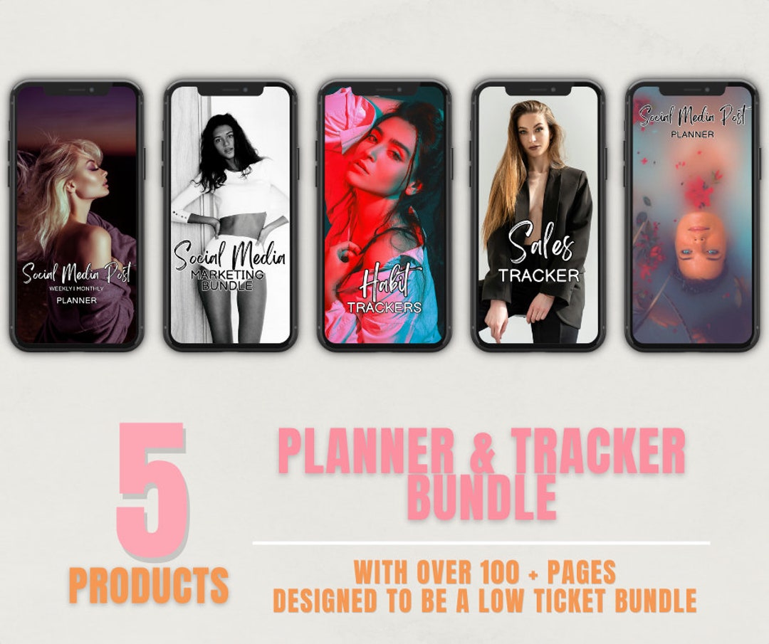 Planner & Tracker Bundle | Low Ticket Bundle | Master Resell Rights ...