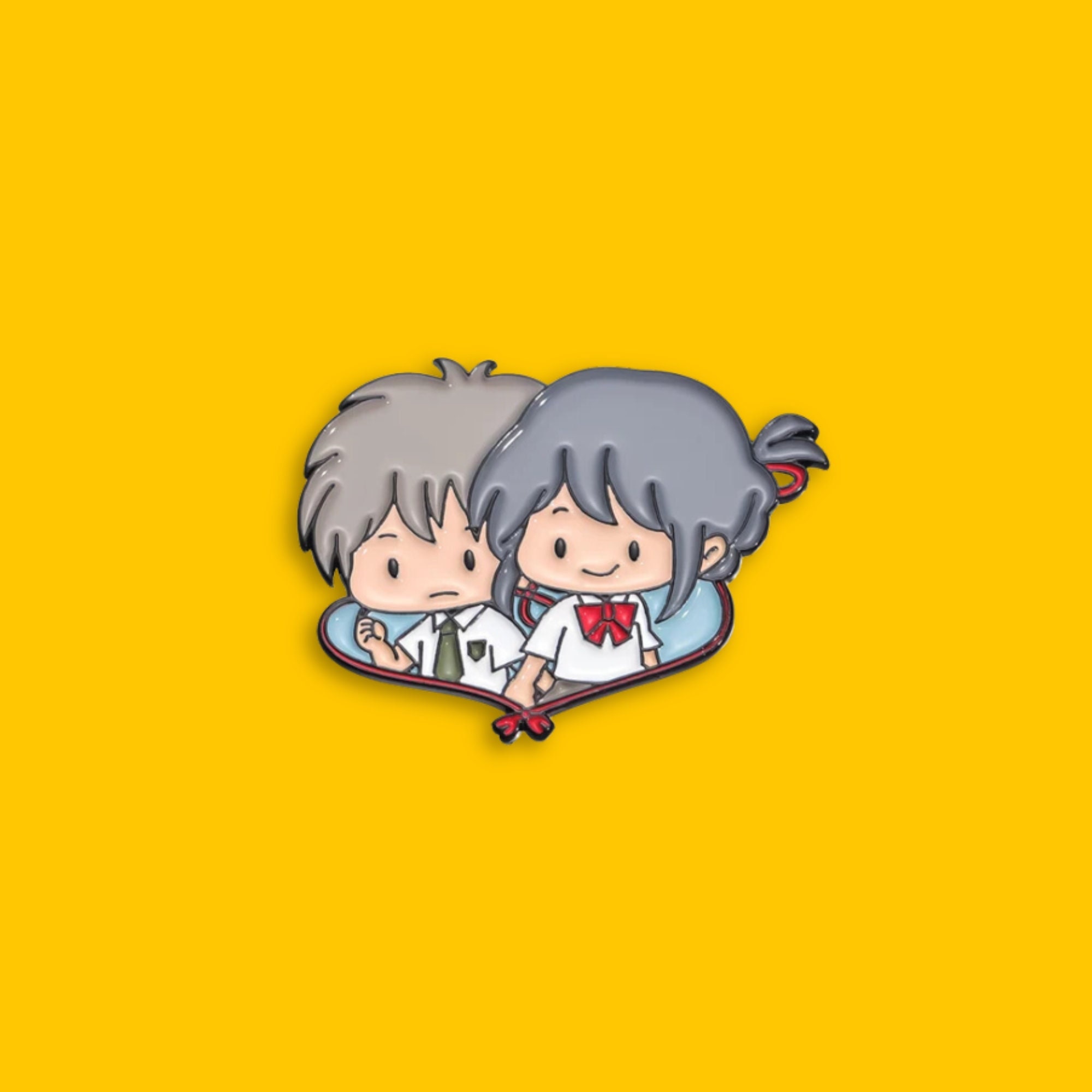 Your Name Enamel Pin Anime Movie Gift Taki Mitsuha - Etsy