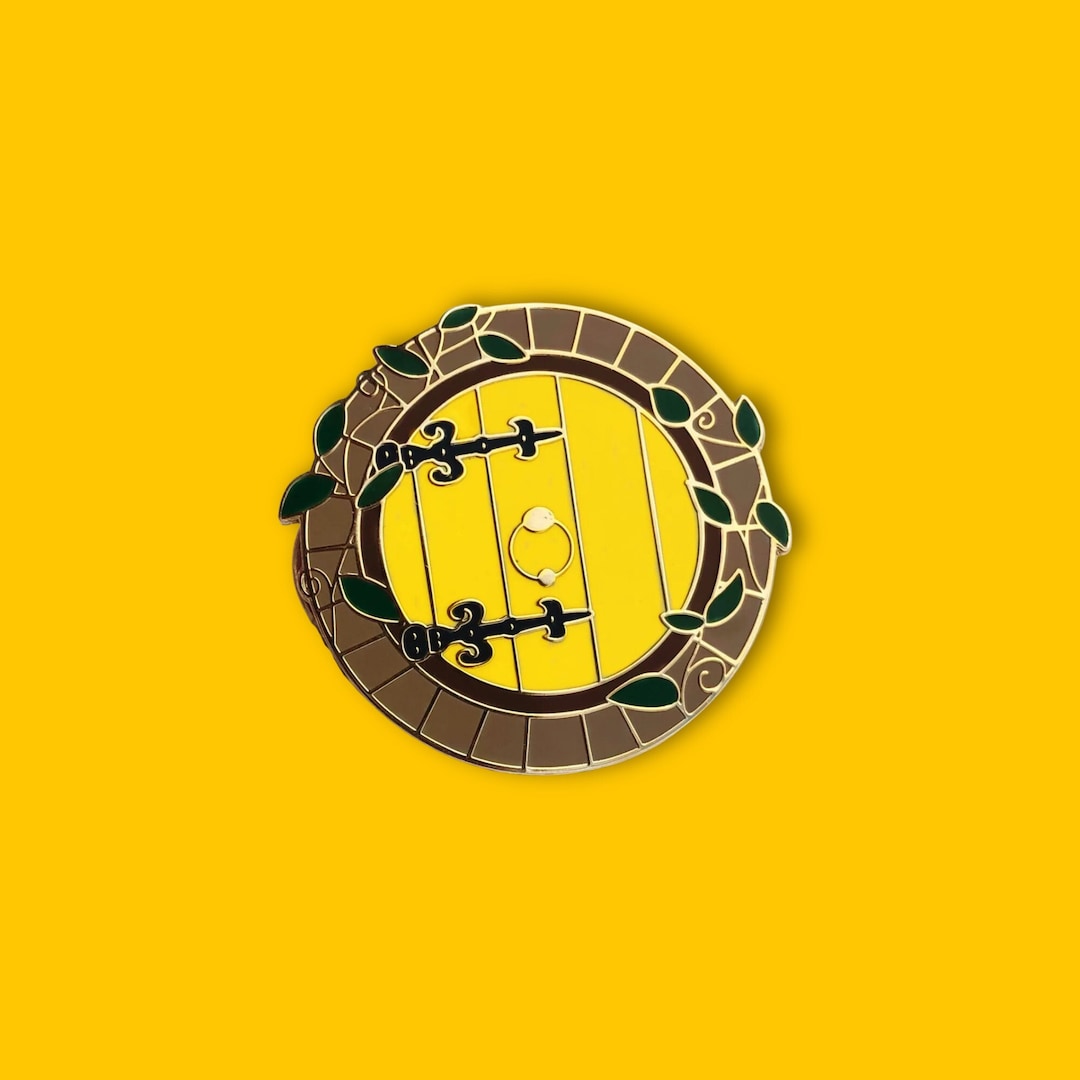 Hobbit Door Lord of the Rings Enamel Pin Fantasy Gift - Etsy