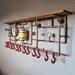 Haslett Steampunk Coat Rack - Retro Industrial Wall Art - Etsy