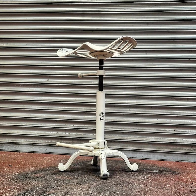 The Farmland Steampunk Bar Stool - Etsy