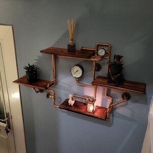 Brunel Steampunk Shelving Unit Retro Industrial Wall Art - Etsy