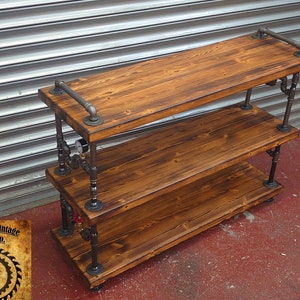 The Large Locke Steampunk Table - Retro Industrial Art - Etsy